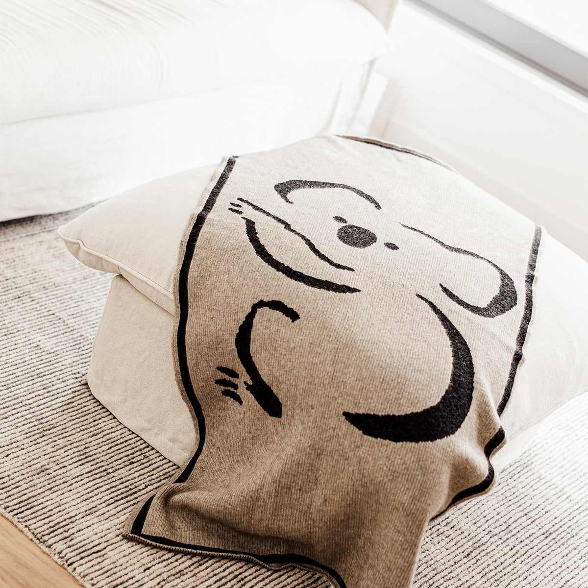 Koala Throw | Australian Inspired Knit Blanket | NZ Made Merino Possum ...
