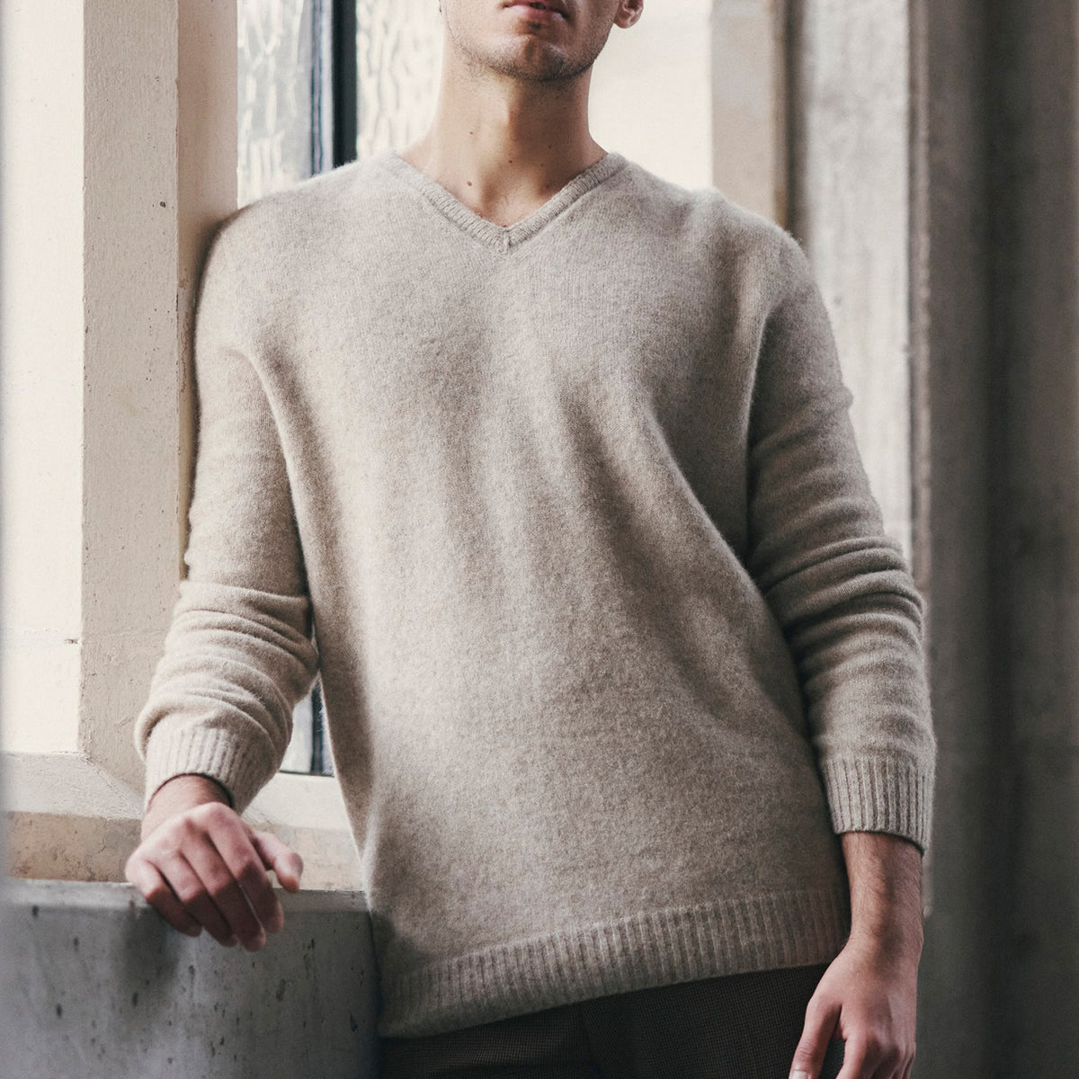 Classic V Sweater | Merinomink™ Blend, V-Neck, Classic Fit | Made in ...